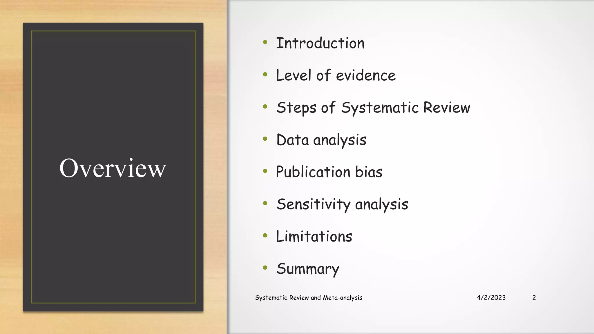 Systematic Review and Meta analysis.pptx