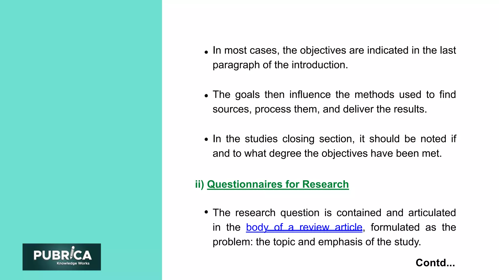 Systematic review article and meta analysis .main steps for successful ...