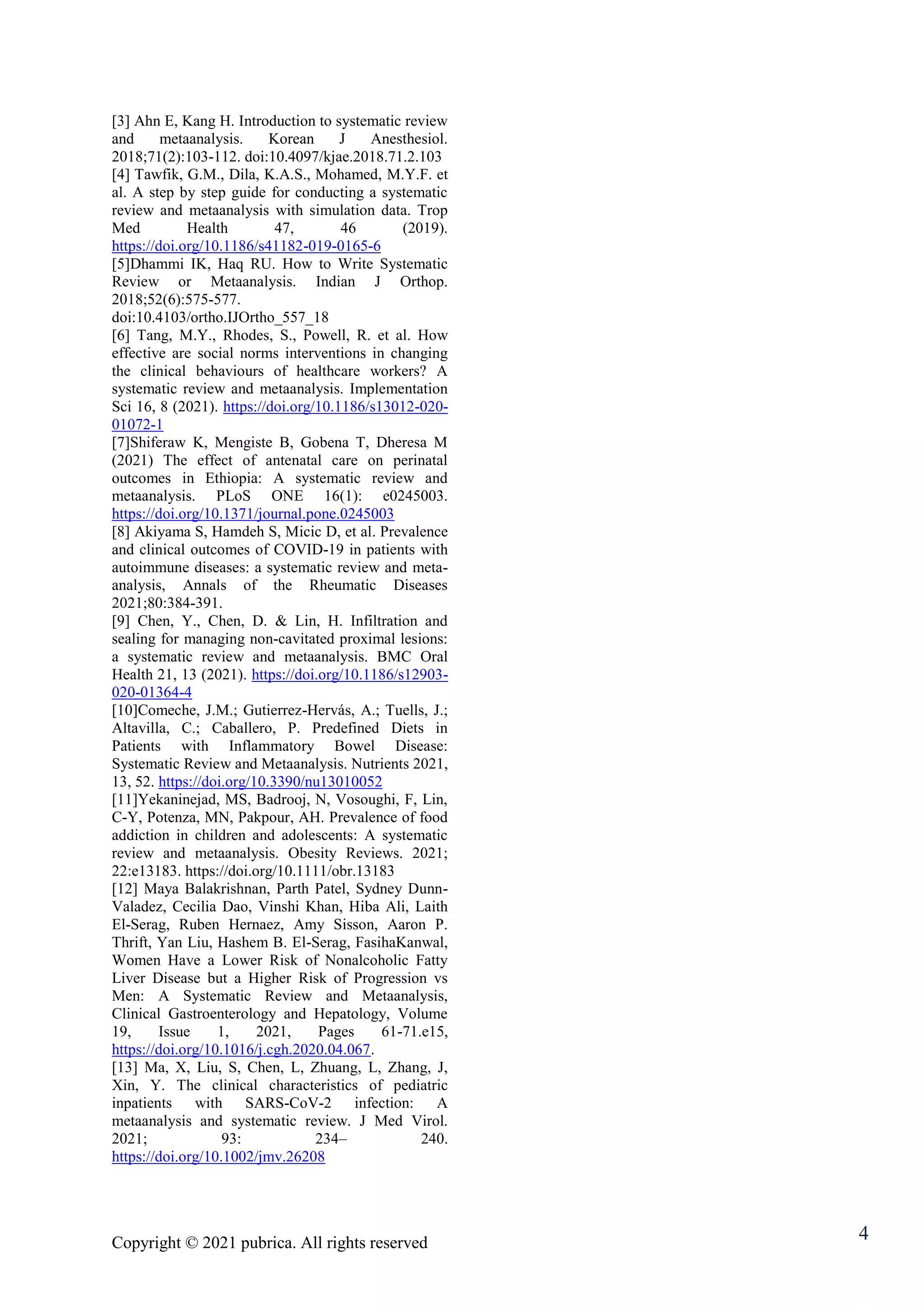 Systematic review article and Meta-analysis: Main steps for Successful ...