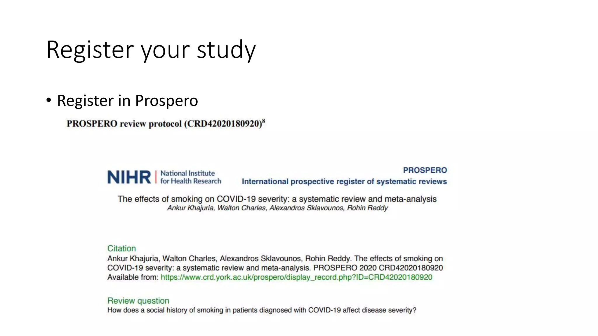 Systematic Review Meta Analysis PPT Systematic Review Meta Analysis PPT