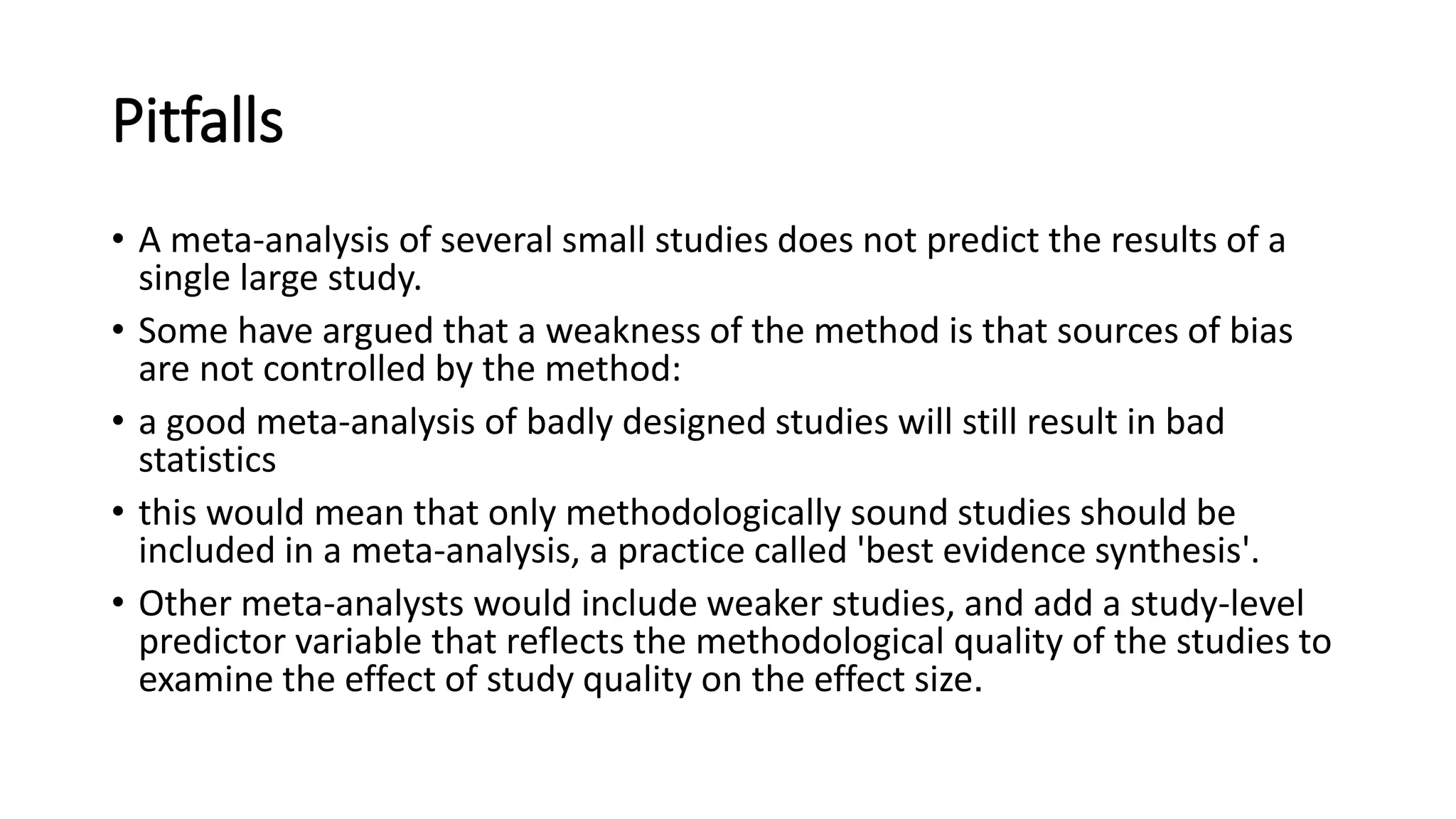 Systematic review & meta analysis | PPTX