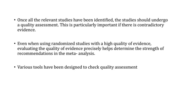 Systematic Review & Meta Analysis.pptx | Educational Assessment | Education