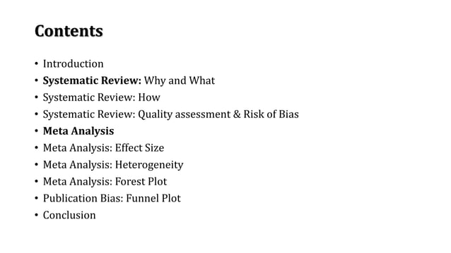 Systematic Review & Meta Analysis.pptx | Educational Assessment | Education