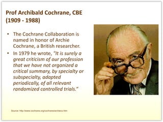 Systematic reviews | PPT | Pharmaceutical Industry | Industries