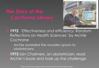 Systematic Reviews: Context & Methodology for Librarians | PPT