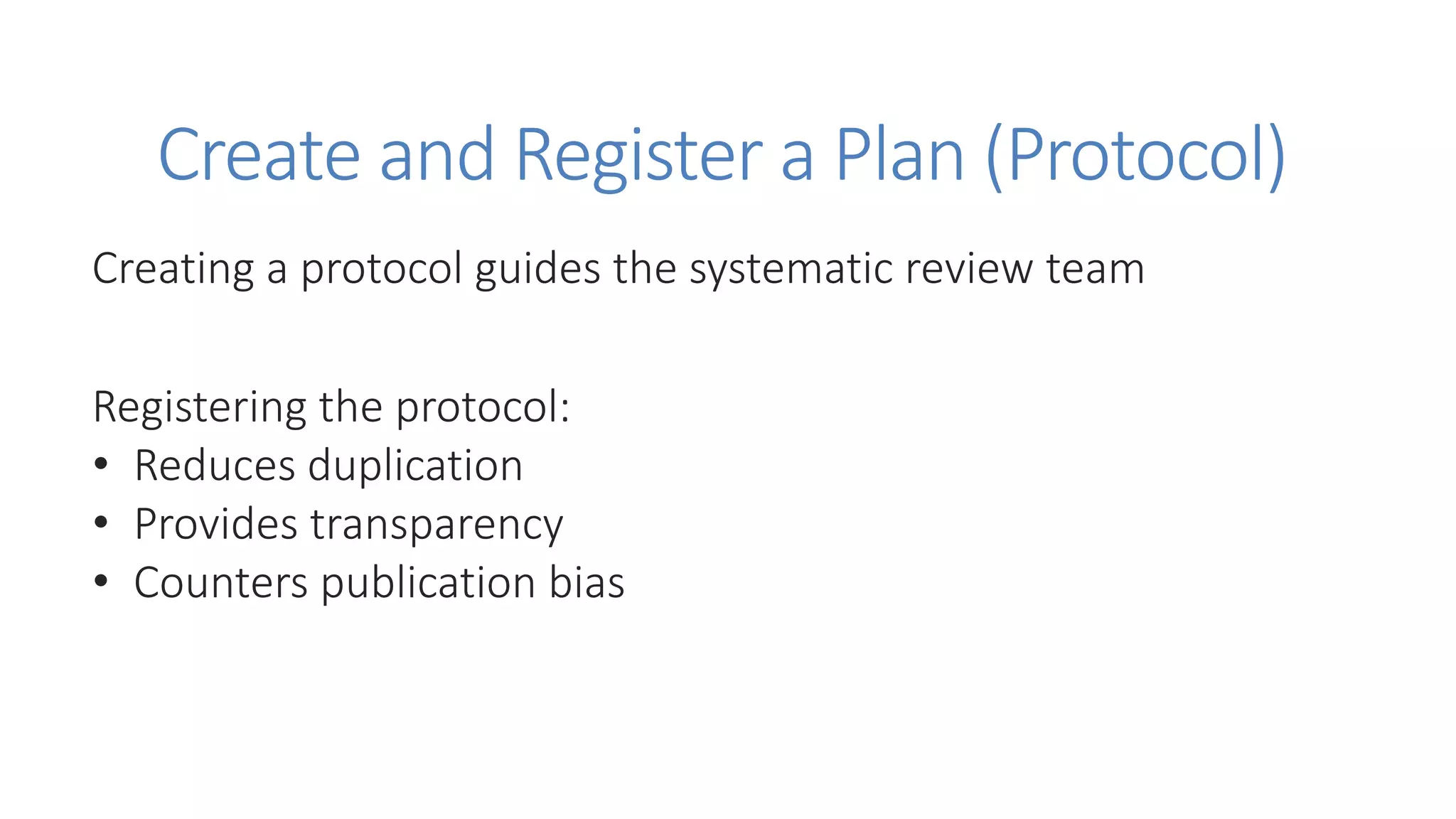 Systematic Reviews Overview | PPTX