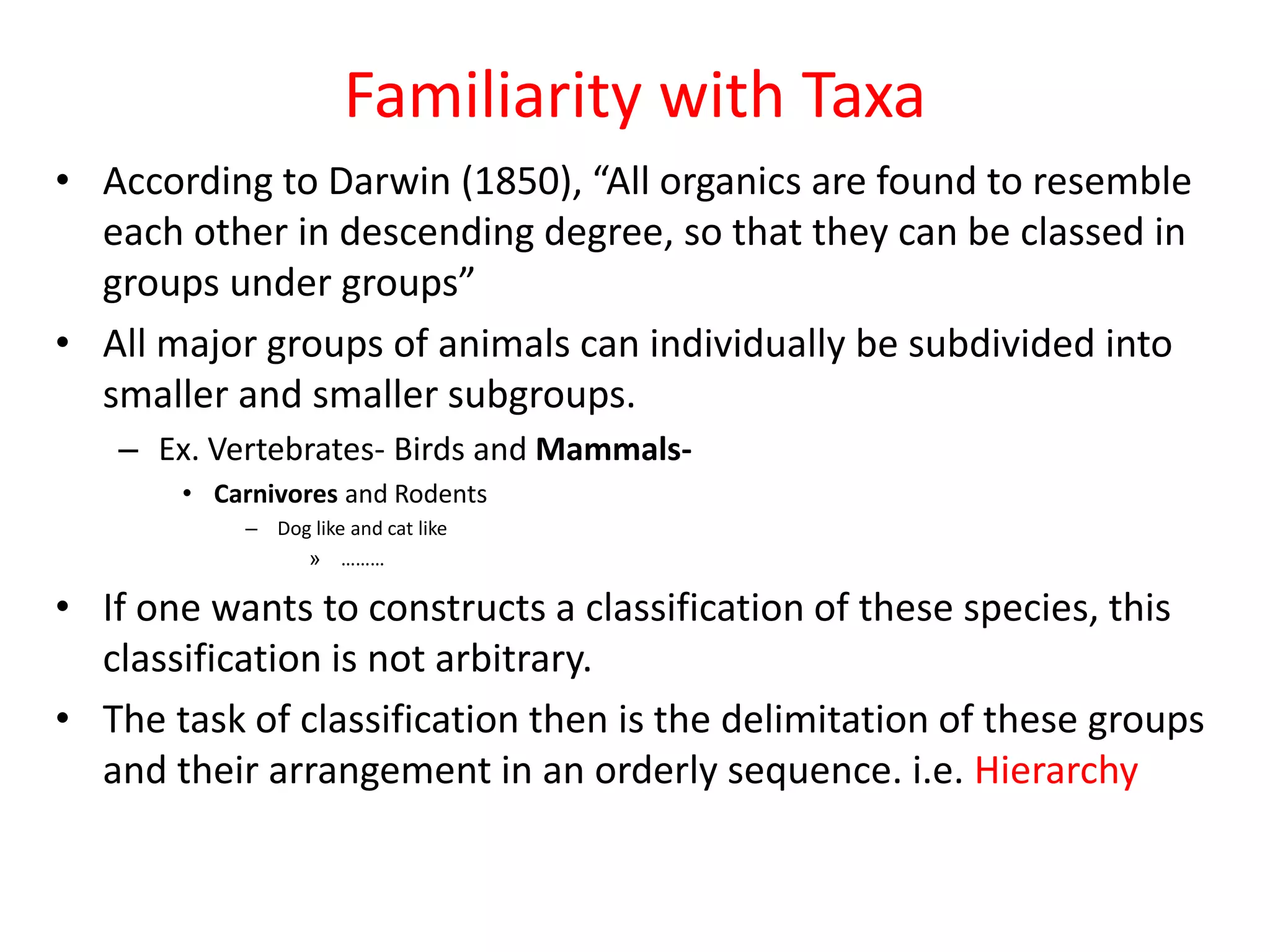 Systematics | PPTX