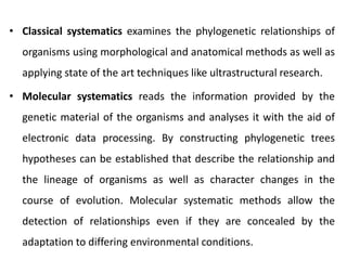 Systematics | PPTX
