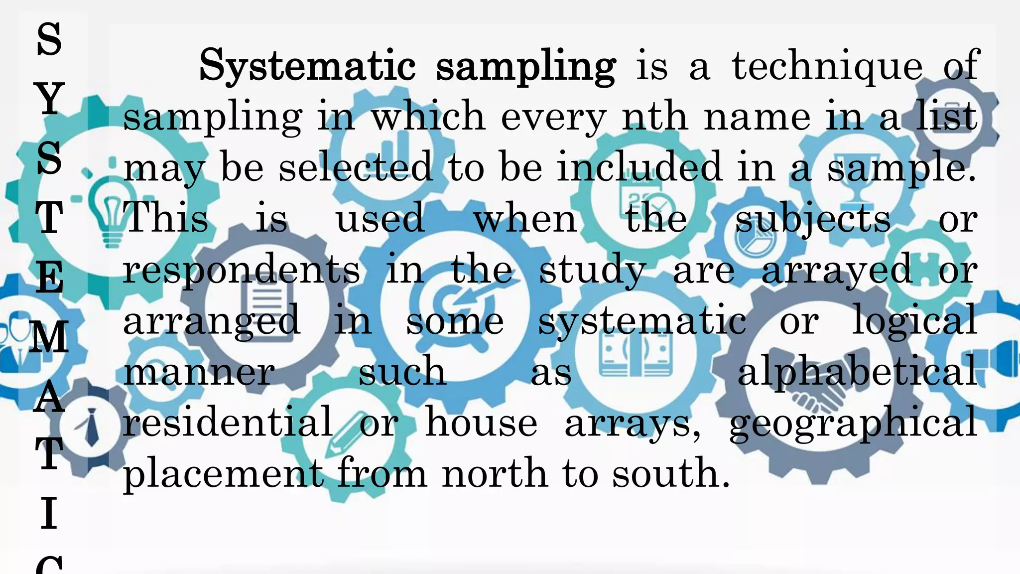 Systematic Sampling | PPTX