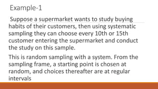 Systematic sampling in probability sampling | PPT