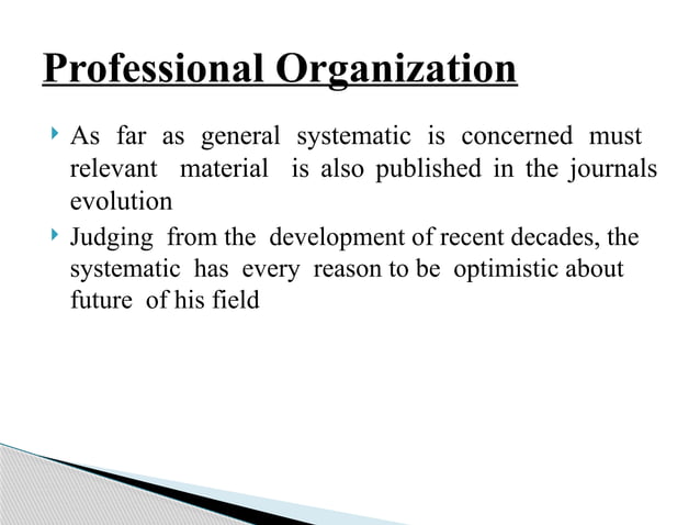 Systematics as proffesion...............................pptx