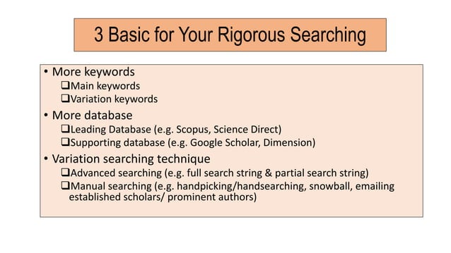 Systematic Searching Strategies.pptx | Search | Internet