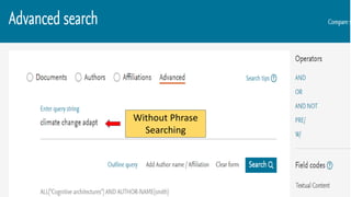 Systematic Searching Strategies.pptx | Search | Internet