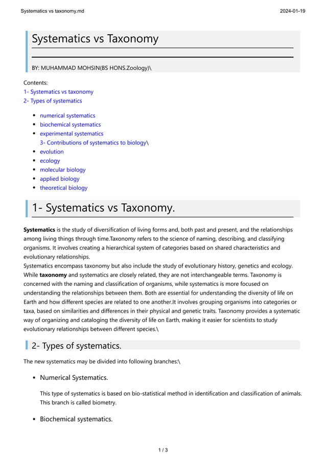 Systematics vs taxonomy.pdf