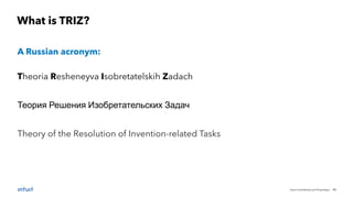 Systematic Innovation in Software Using TRIZ | PDF