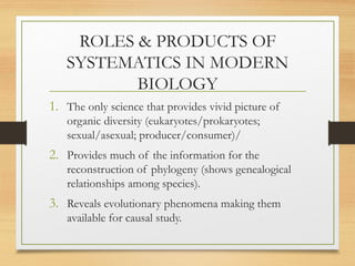 SYSTEMATIC and TAXONOMY: Components and Challengesmain(1).ppt