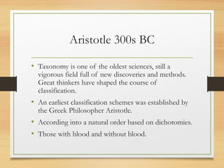 SYSTEMATIC and TAXONOMY: Components and Challengesmain(1).ppt