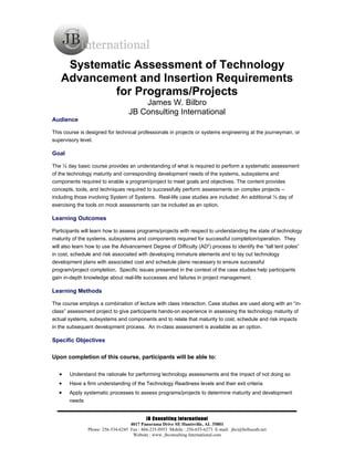 Systematic Technology Assessment | DOC