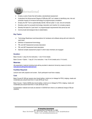 Systematic Technology Assessment | DOC