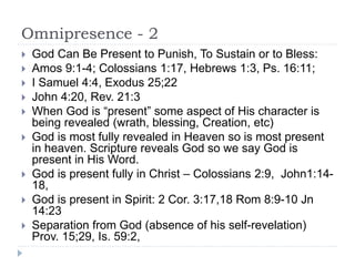 Systematic Theology 4 - Incommunicable Attribues of God_a.ppt