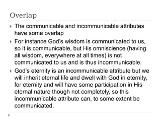 Systematic Theology 4 - Incommunicable Attribues of God_a.ppt