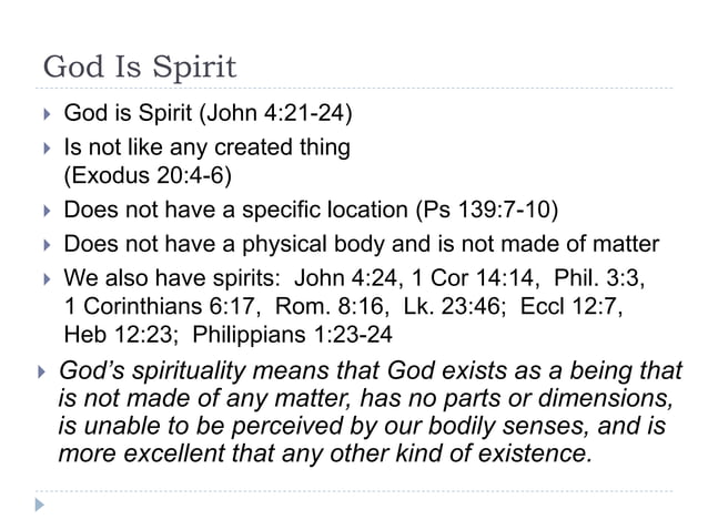 Systematic Theology 5 - Communicable Attributes.ppt