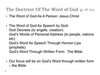Systematic Theology lecture 1a.pptbznzjzkzjzbzj | PPT