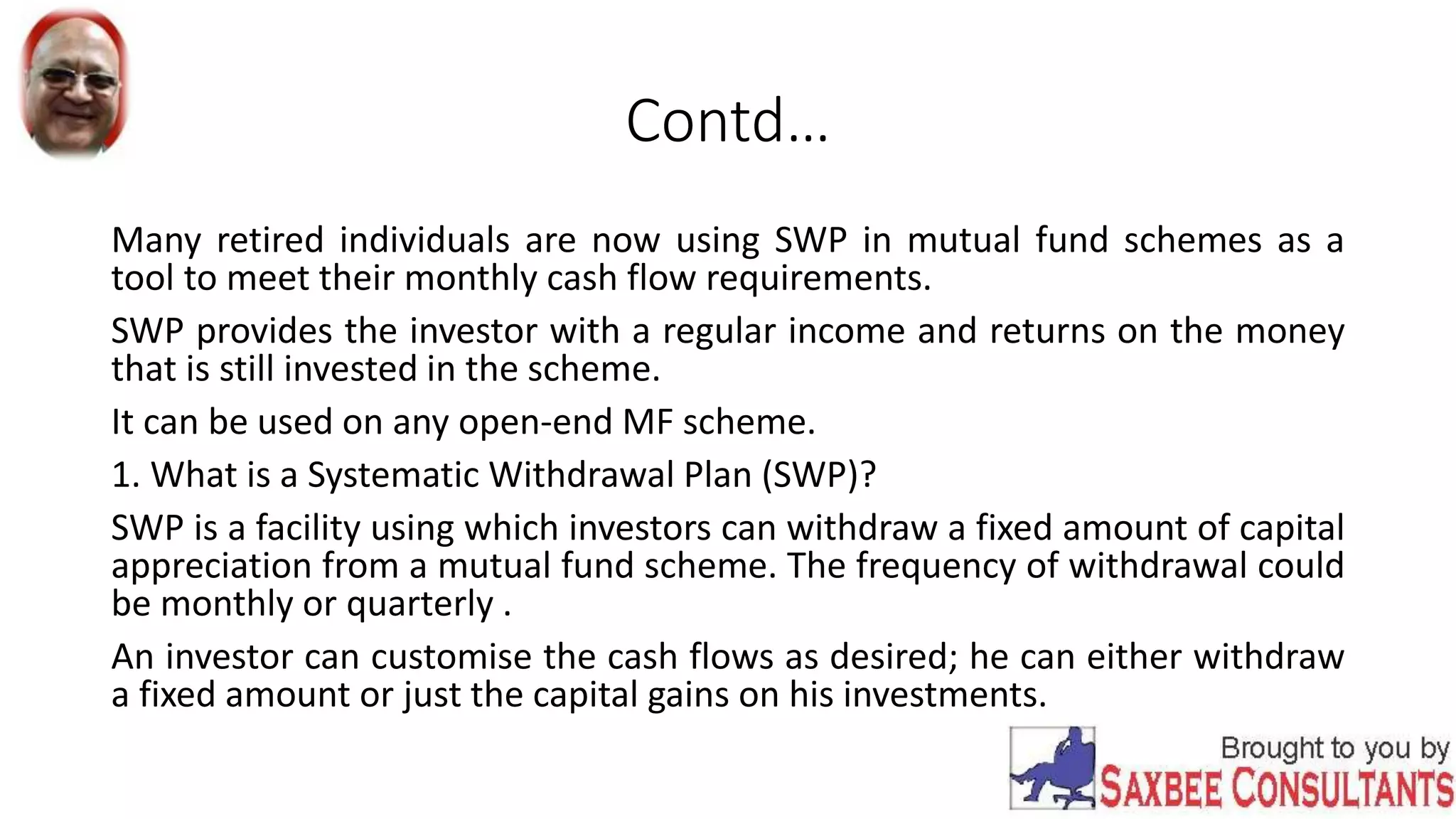 Systematic withdrawal plan | PPTX