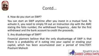 Systematic withdrawal plan | PPTX