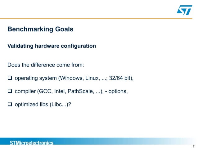 System Benchmarking | PPTX | Operating Systems | Computer Software and Applications