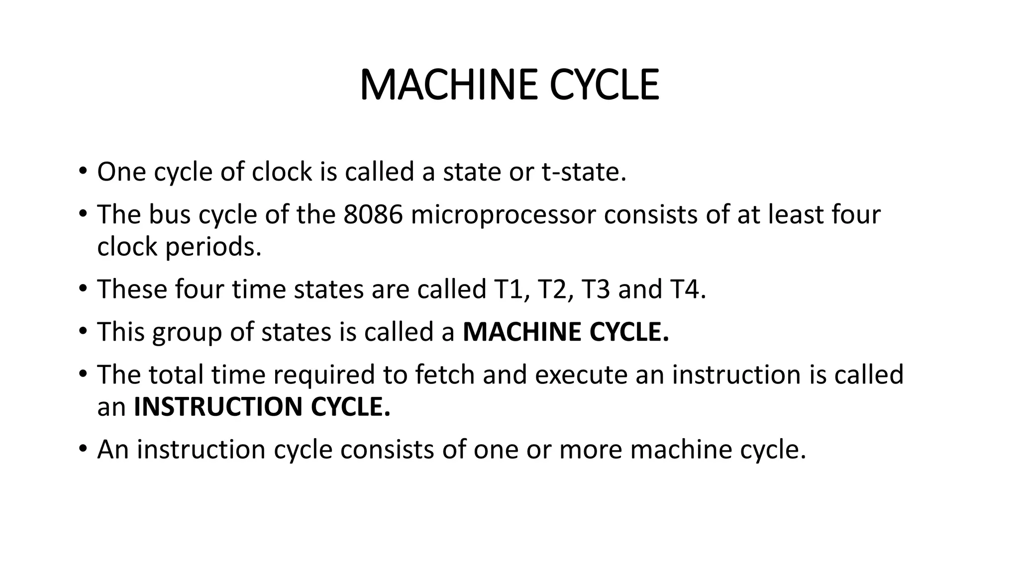 System bus timing 8086 | PPTX