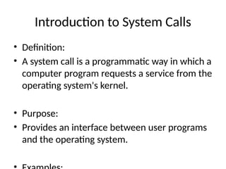 System_Calls_and_APIs_ Presentation.pptx | Free Download