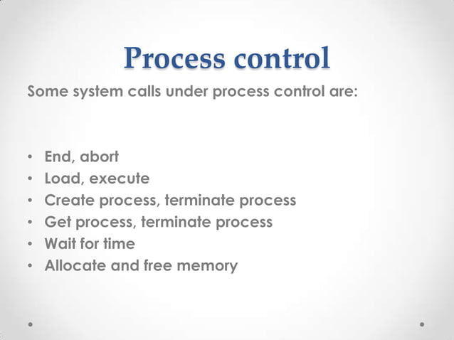 System calls | PPTX | Operating Systems | Computer Software and ...