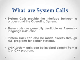 System Call
