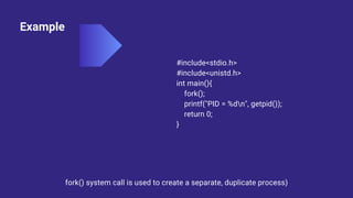 System Calls - Introduction | PPT