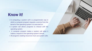 System Calls - Introduction | PPT