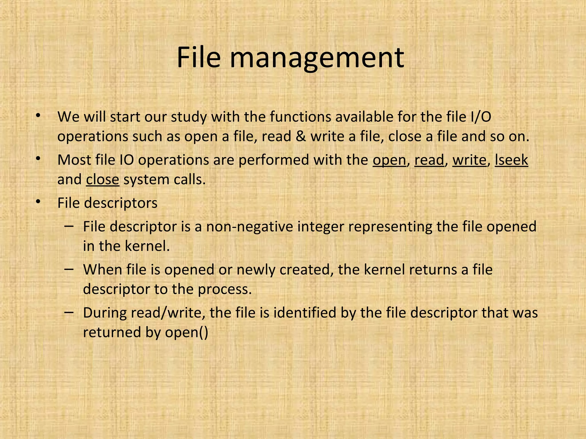 Introduction to System Calls | PPT
