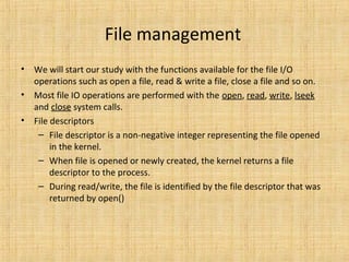 Introduction to System Calls | PPT