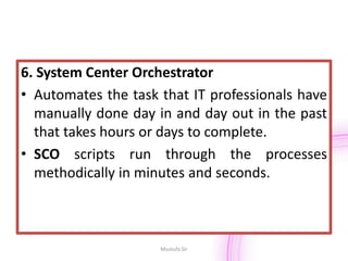 Microsoft System center | PDF