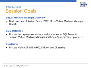 System Center 2012 Virtual Machine Manager | PPTX