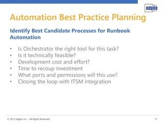 System Center 2012 Orchestrator R2 - Enterprise IT Automation | PPT