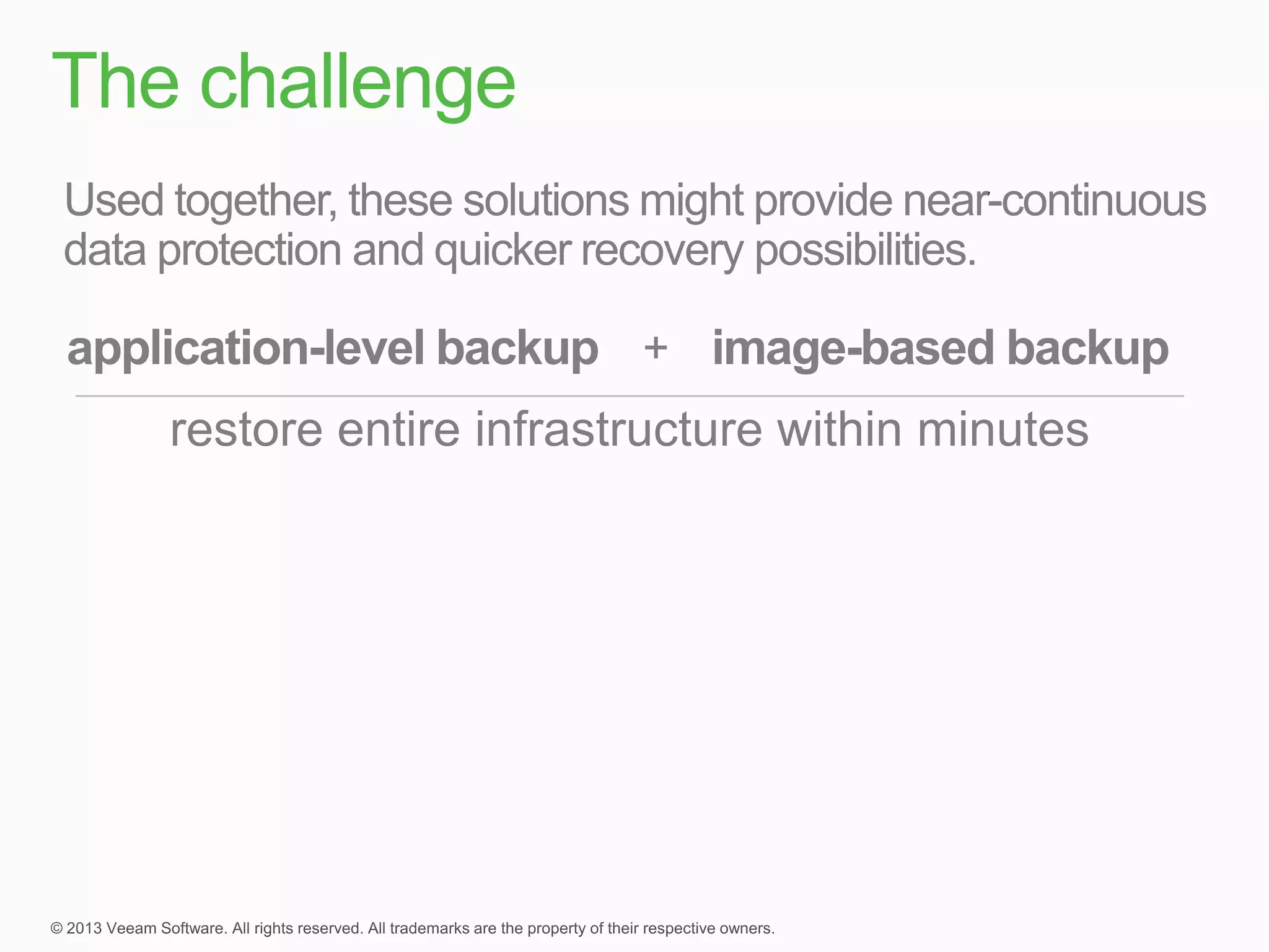 Microsoft System Center Data Protection Manager and Veeam Backup ...