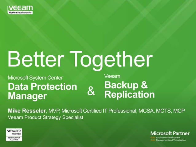 Microsoft System Center Data Protection Manager and Veeam Backup ...