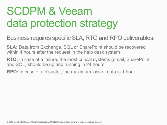 Microsoft System Center Data Protection Manager and Veeam Backup ...