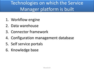 System center service manager | PPT