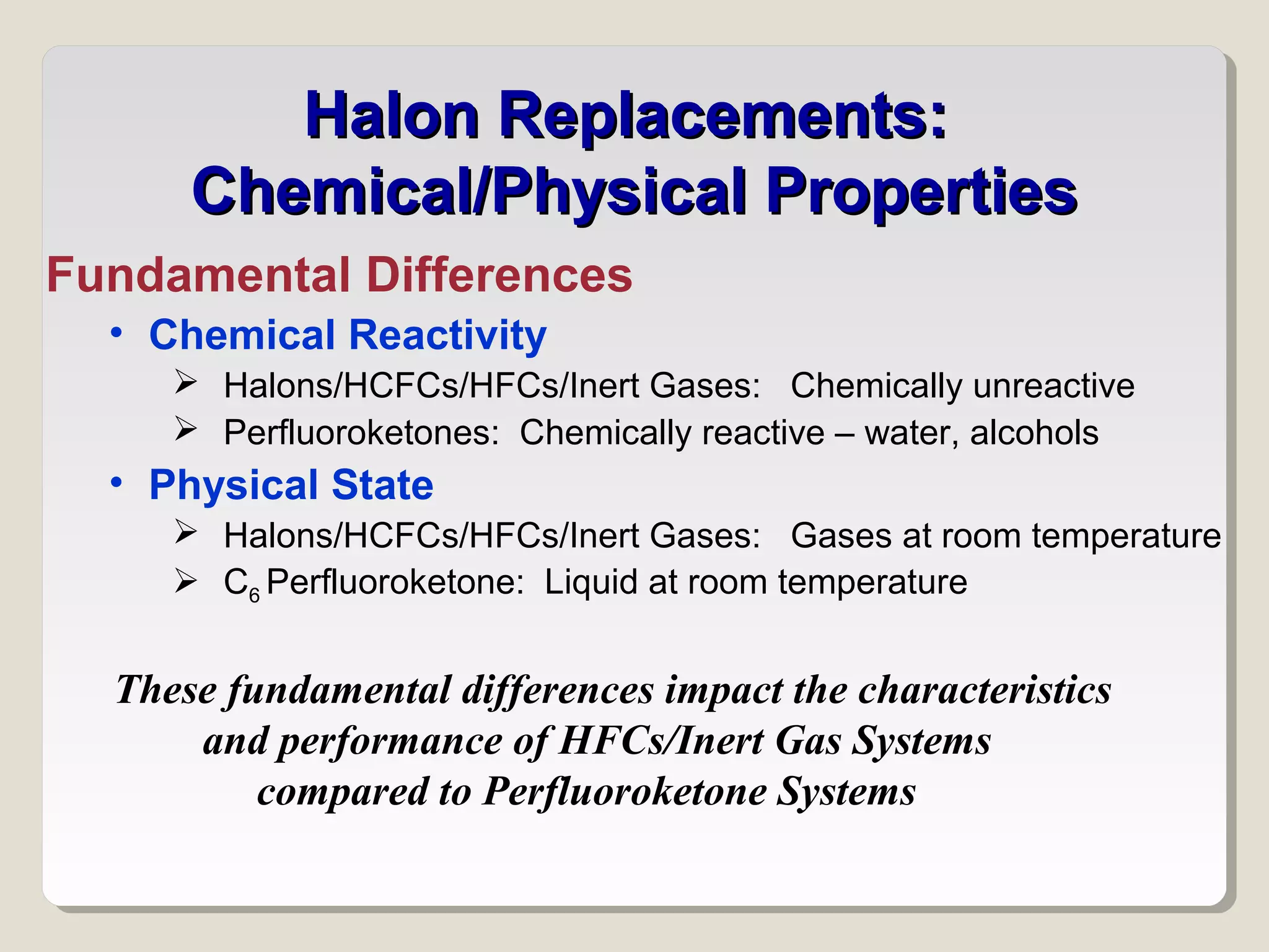 Fire System comparison fm ecaro-25 vs novec 1230 | PPT