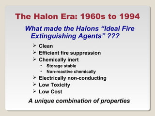 Fire System comparison fm ecaro-25 vs novec 1230 | PPT