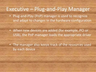 System components of windows xp | PPTX