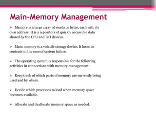 System components (os) | PPTX