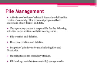 System components (os) | PPTX